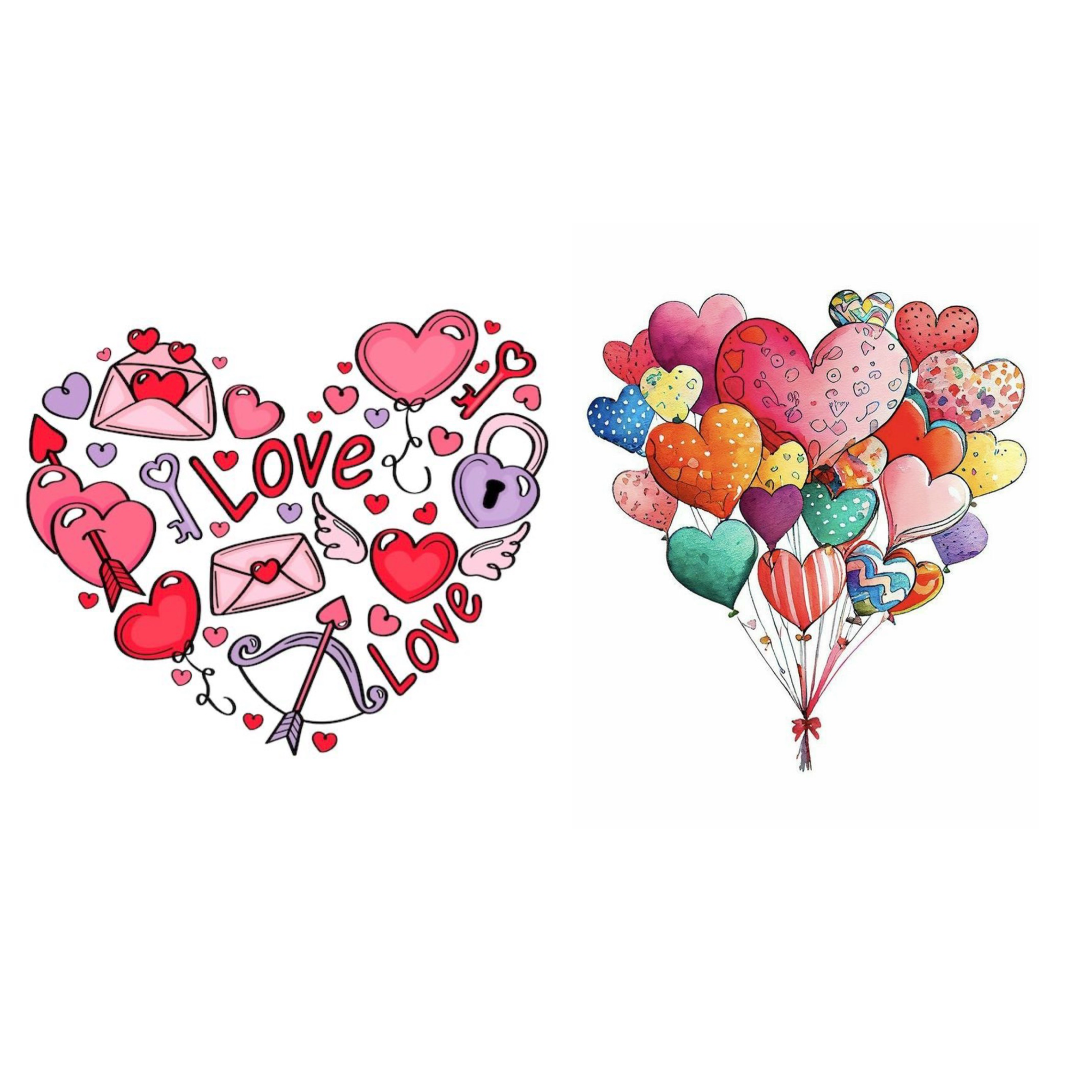Transfer #216 Balloons Hearts – craftysupply