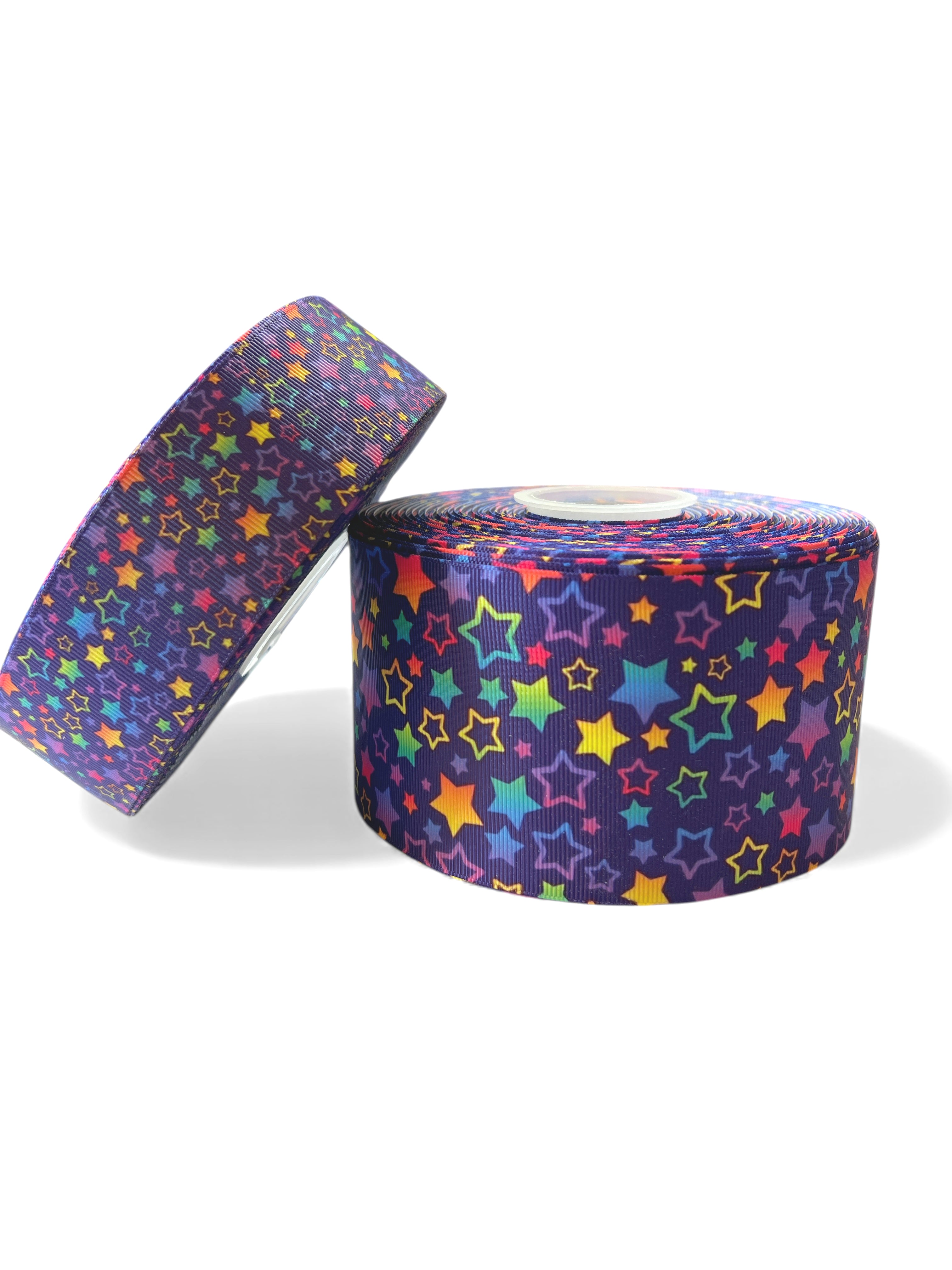 Neon Stars Purple Background 1 yard – craftysupply